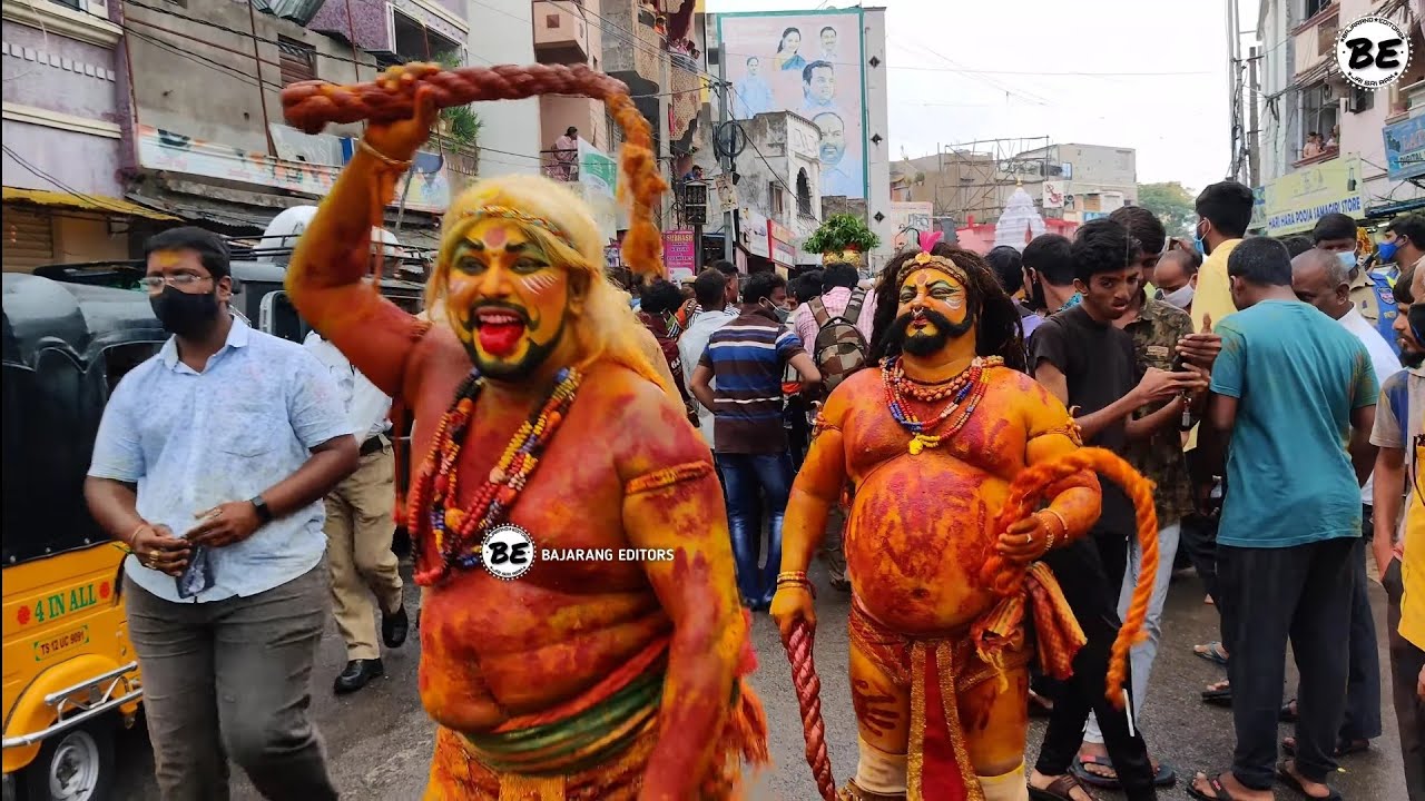 Old City Bonallu 2021 || Potharaju dance 2021 - YouTube