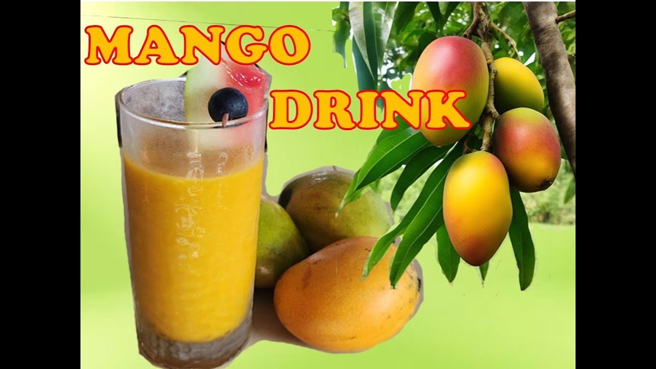 How to make MANGO DRINK, one of the best, refreshing Summer drinks ...