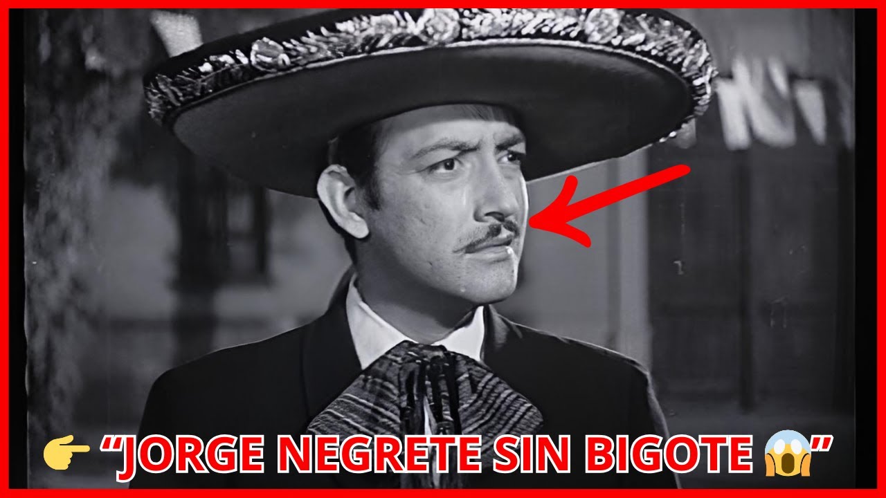 😱 ASÍ ERA JORGE NEGRETE DE JOVEN ¡SIN SU FAMOSO BIGOTE! 👨 - YouTube