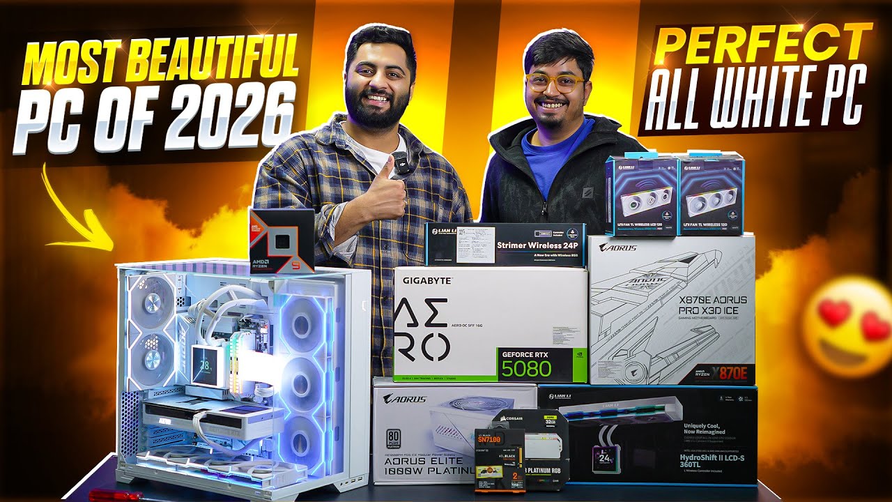 The Most BEAUTIFUL 4K Gaming PC 😍 (All-White Aesthetic) - YouTube