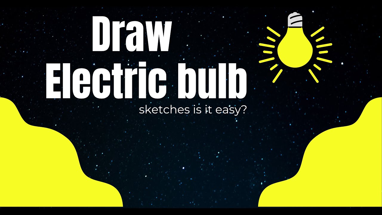 Drawing Electric bulb || color drawing - YouTube
