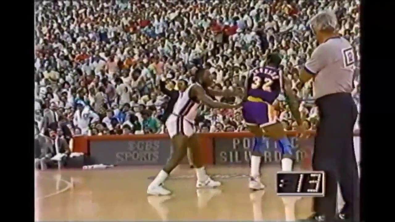 Magic Johnson - Game 3 1988 Finals (18 points, 14 assists, One Missed ...