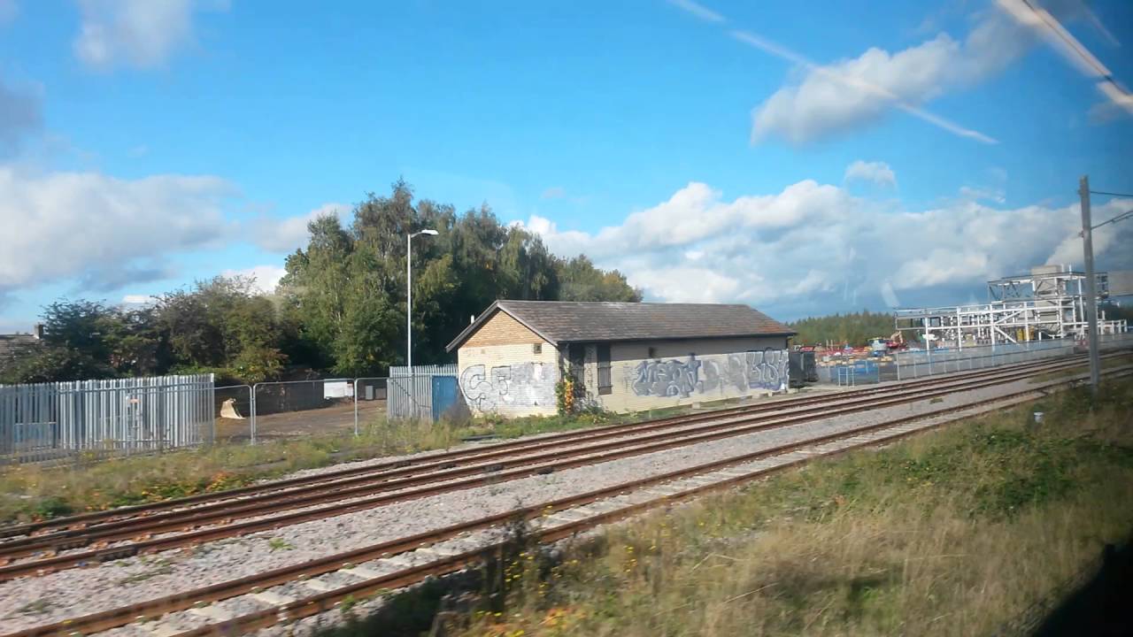 Cambridge North station construction 18/10/2016 from passing train (by Railfuture) - YouTube