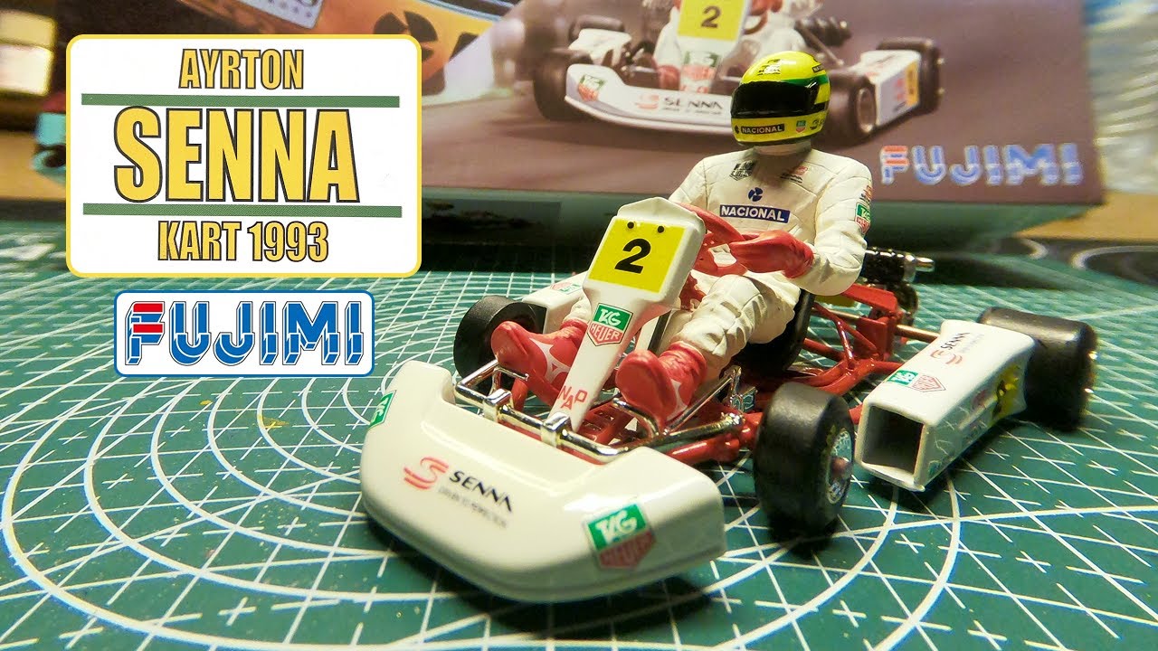 Ayrton Senna Kart 1993 SPOT 2 Assembly by FUJIMI - YouTube