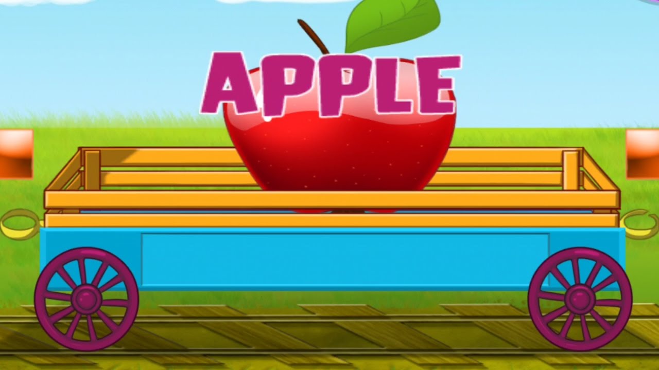 Happy Fruit Train Learning ABC For Kids, Toddlers, and Babies - YouTube