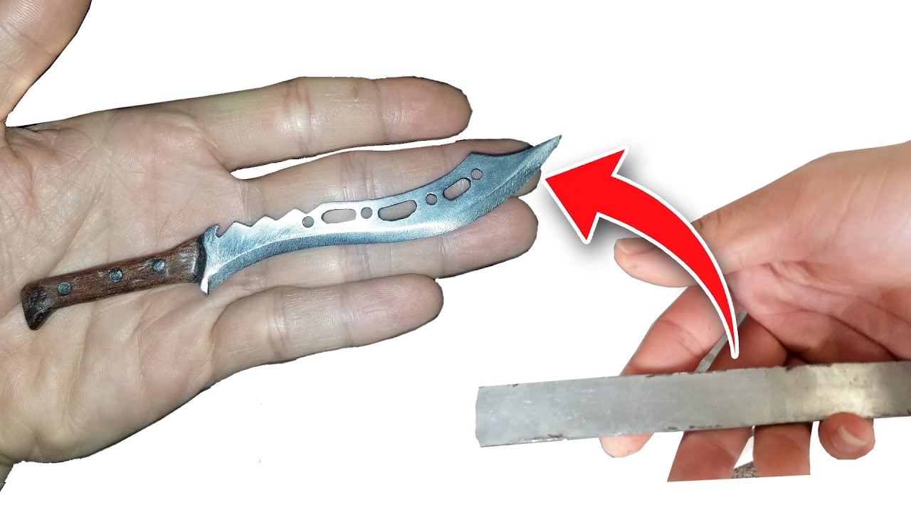 How to create an ancient sword from scrap iron - YouTube