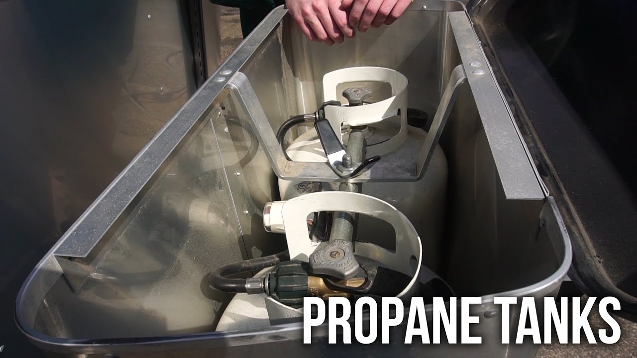 How To Open And Close Propane Tanks - YouTube