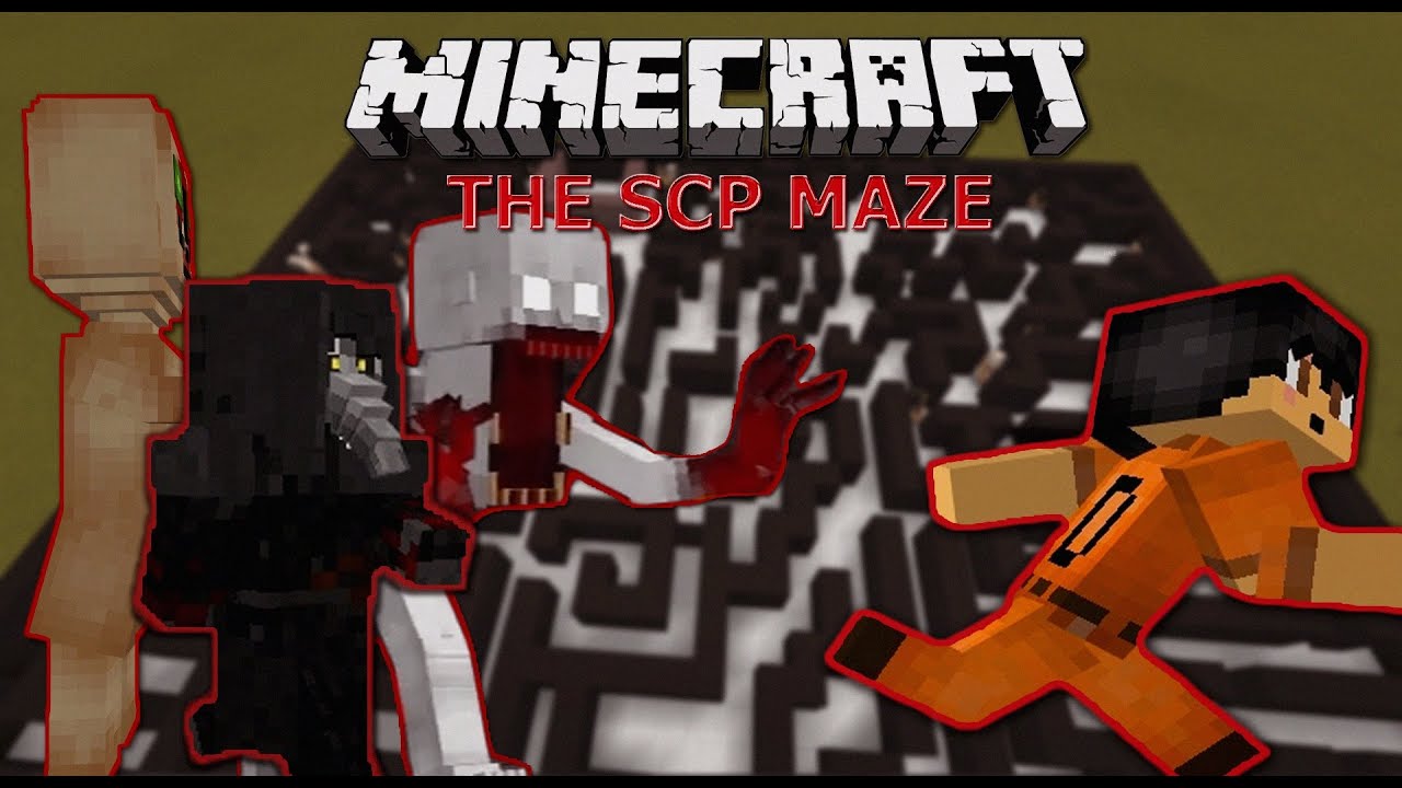 NEVER GO TO MAZE| SCP vs D-Class | Maze Chase | Minecraft #1 - YouTube