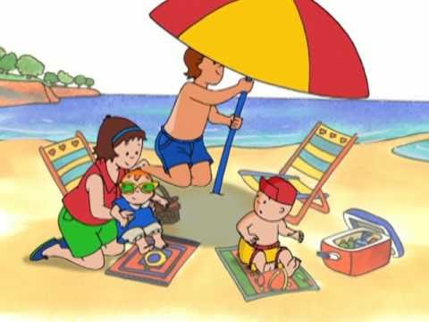 Caillou Season 1 Episode 25 I Caillou at the Beach - YouTube