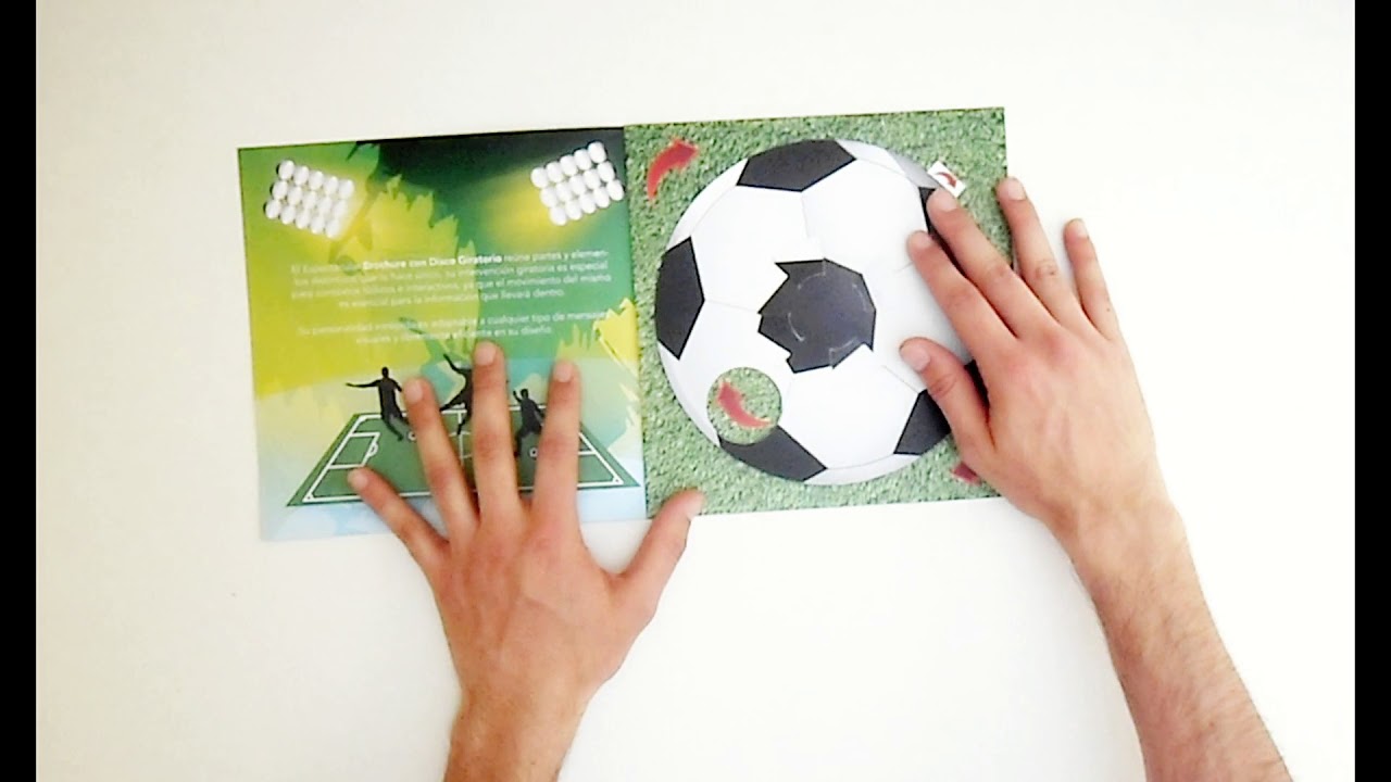 Brochure con Disco Giratorio, UN GRAN BROCHURE POP UP GIRATORIO Y ...