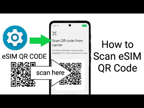 how to scan esim qr code || eSIM download & install to your android phone