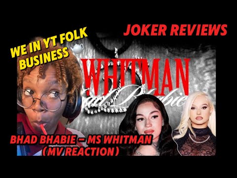 JOKER and Bhad Bhabie - Ms. Whitman (Official Music Video) reaction oh ...