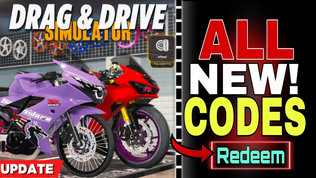 ALL NEW! DRAG DRIVE SIMULATOR ROBLOX CODES 2026 - DRAG DRIVE SIMULATOR ...