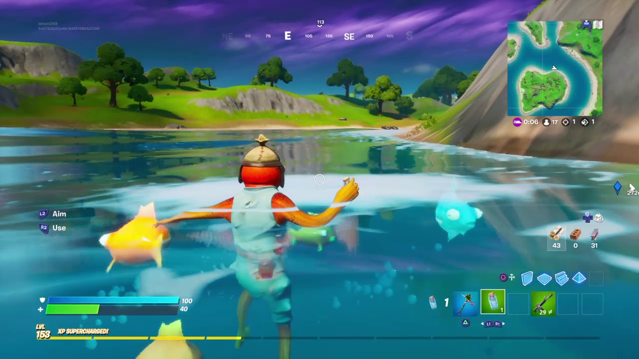 Fortnite fish challenge part 2 - YouTube