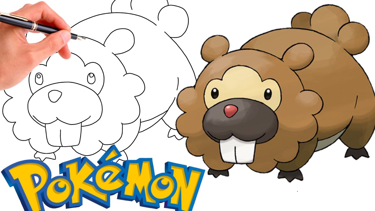 How To Draw BIDOOF POKEMON #399 | Generation 4 - YouTube