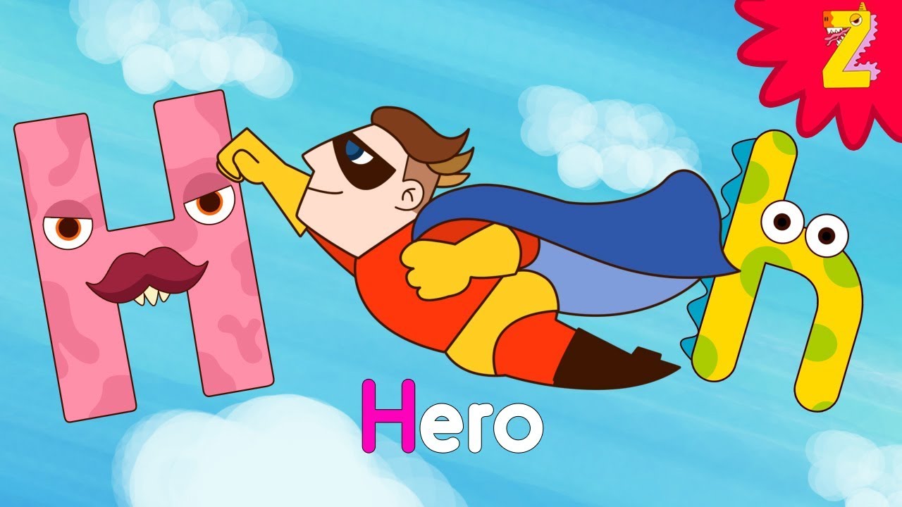 "I am H!" Monster Alphabet Letter H Song l Phonics for kids l ...