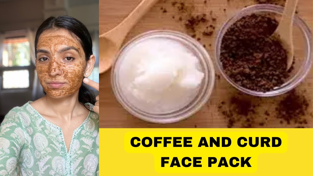 Instant Skin Polishing For Bright and Glowing Skin || Coffee Face Pack ...