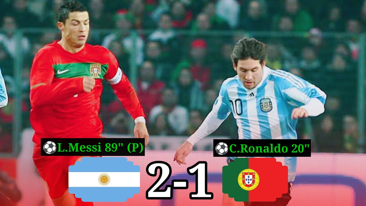 Argentina vs Portugal 2-1 | Messi vs Ronaldo | Extended highlights and ...