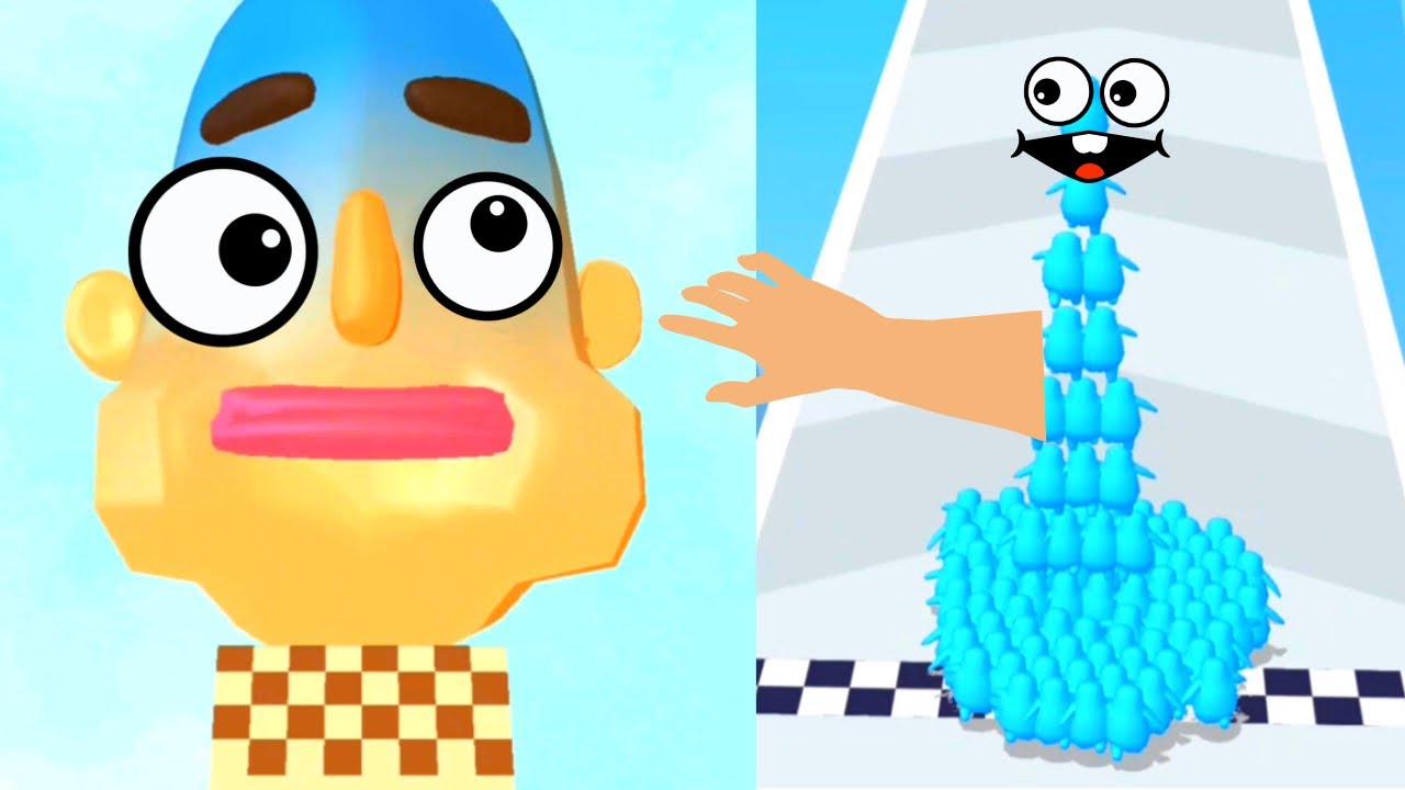 Sandwich Runner VS Crowdmasters Crowd Runners 3D | Satisfying Mobile ...