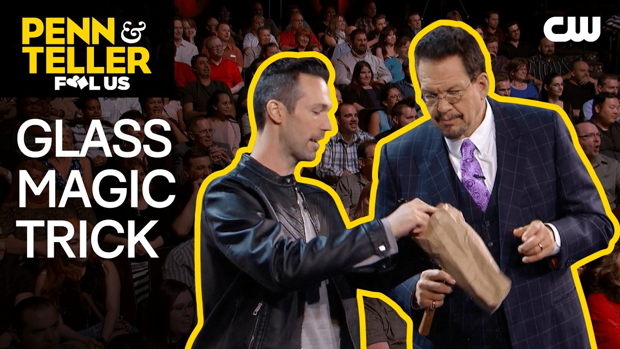 Magician Performs Glass Magic Trick | Penn & Teller: Fool Us | The CW ...