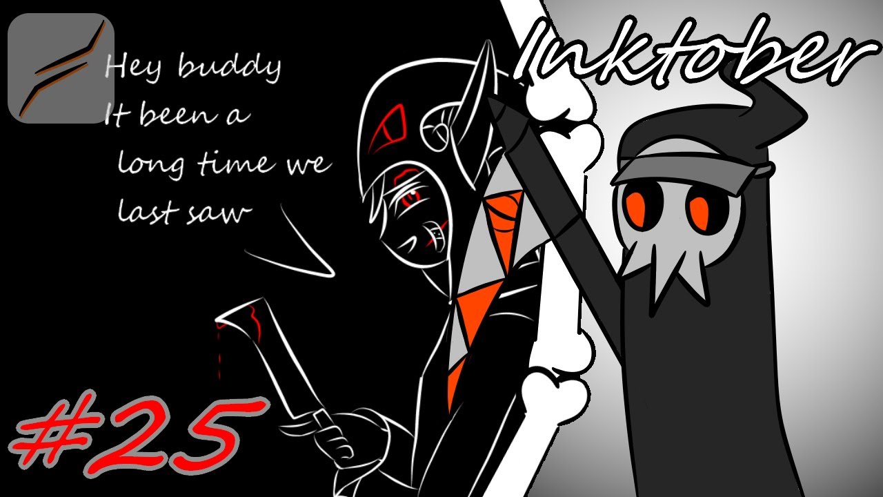 25 Buddy #Inktober 2020 -Speeddrawing - YouTube