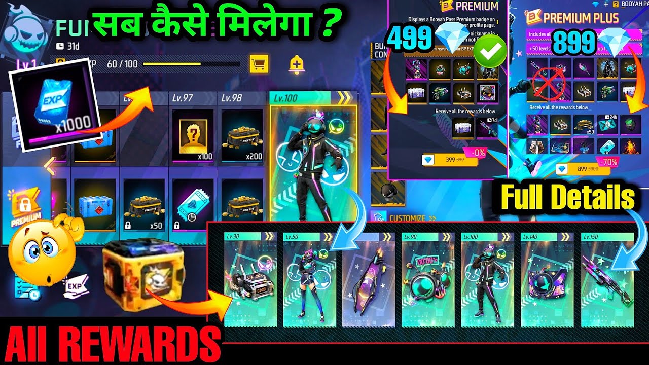 BP Pass Full Details ? कोन सा ले !! How To Complete New Event In Free ...