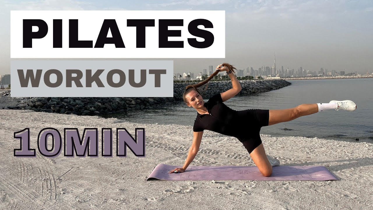 10 MIN PILATES at Home - Full Body Workout, No Equipment - YouTube