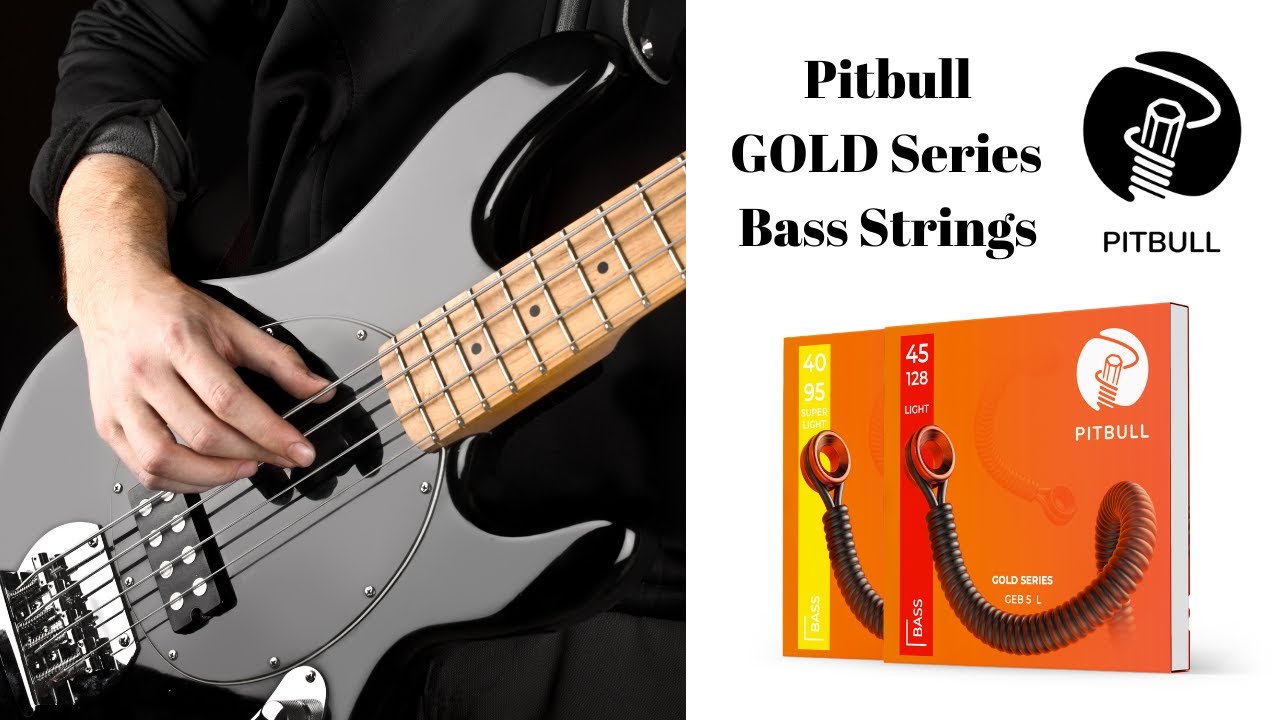 Pitbull Gold Series Electric Bass Strings - YouTube