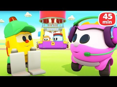 Çizgi film. Küçük kamyon Leo ile eğlenceli bölümler. Bebek videoları.