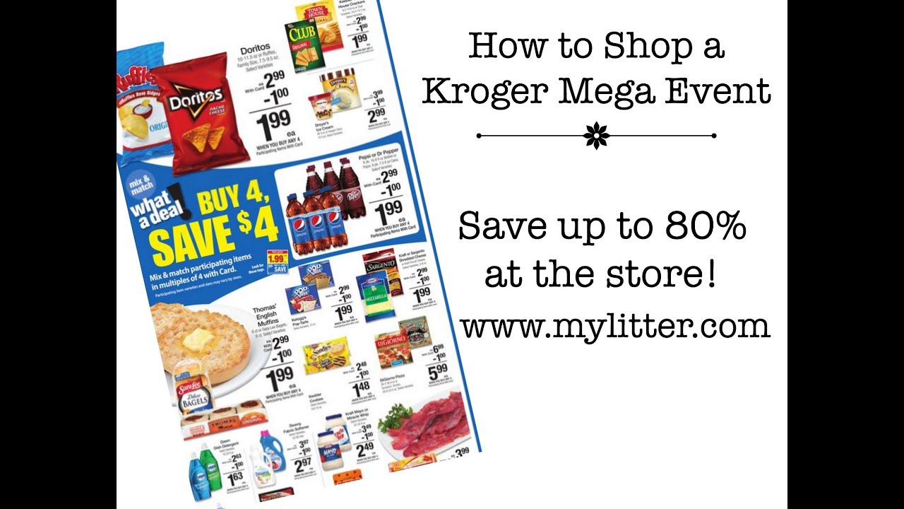 How To Shop a Kroger Mega Event - YouTube