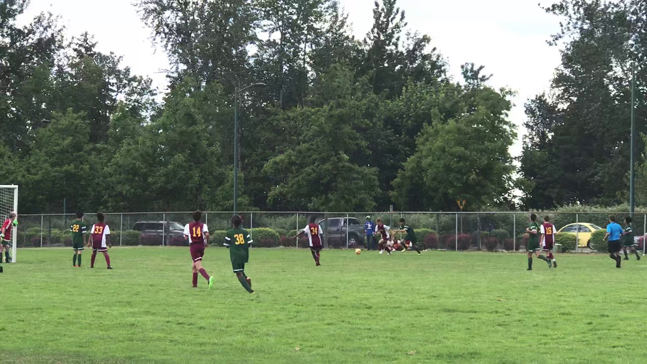 #35 Thomas Allam abuses defender on touch line then finishes with ease ...