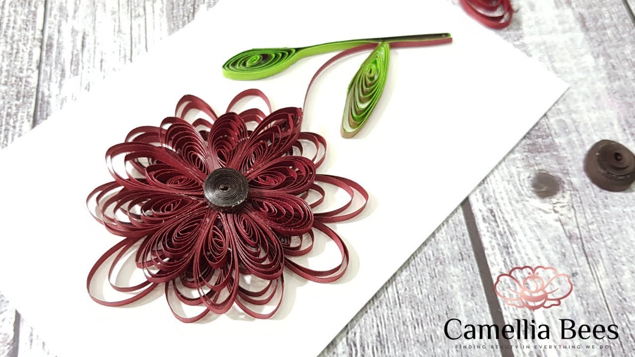 Quilling Paper Flowers Tutorial: Quilling flowers easy for beginner ...
