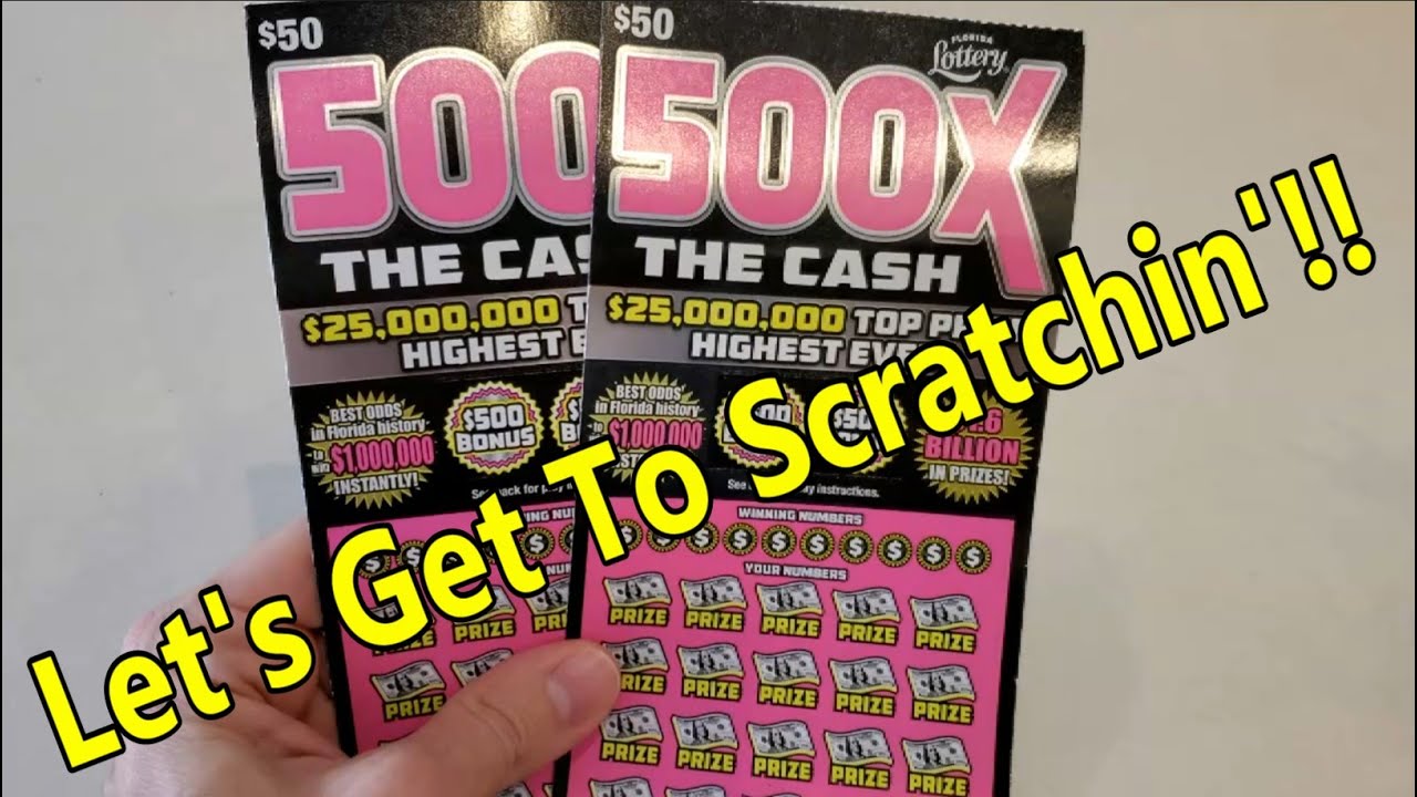 Lotto Scratchers - #4 - 500x The Cash - PROFIT PROFIT!! - YouTube