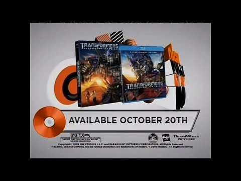 Transformers Revenge of the Fallen Nickelodeon Inside Look DVD/BD Commercial
