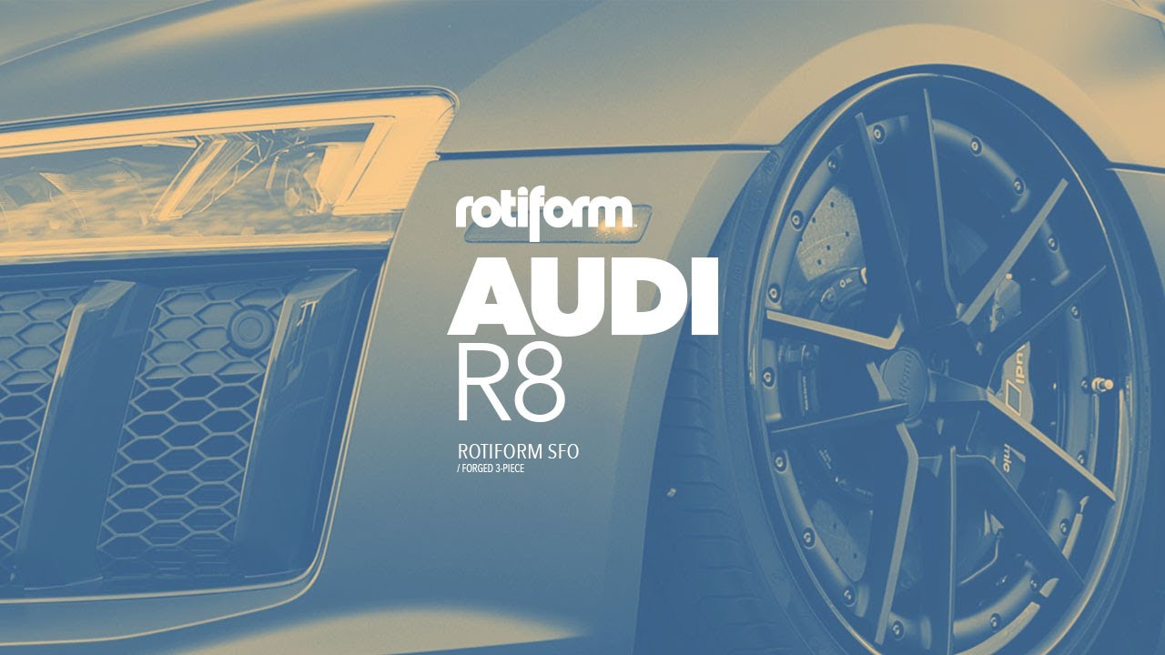 Boden Autohaus Audi R8 - Rotiform SFO - YouTube