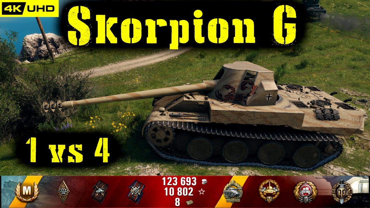 World of Tanks Rheinmetall Skorpion G Replay - 8 Kills 4.4K DMG(Patch 1 ...