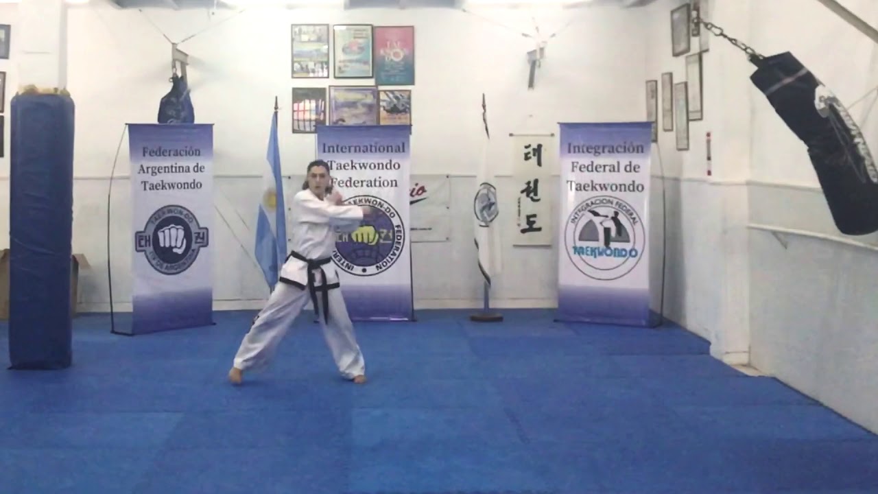 Choong Jang Tul / Patterns / Formas / Taekwondo ITF/ II Dan - YouTube