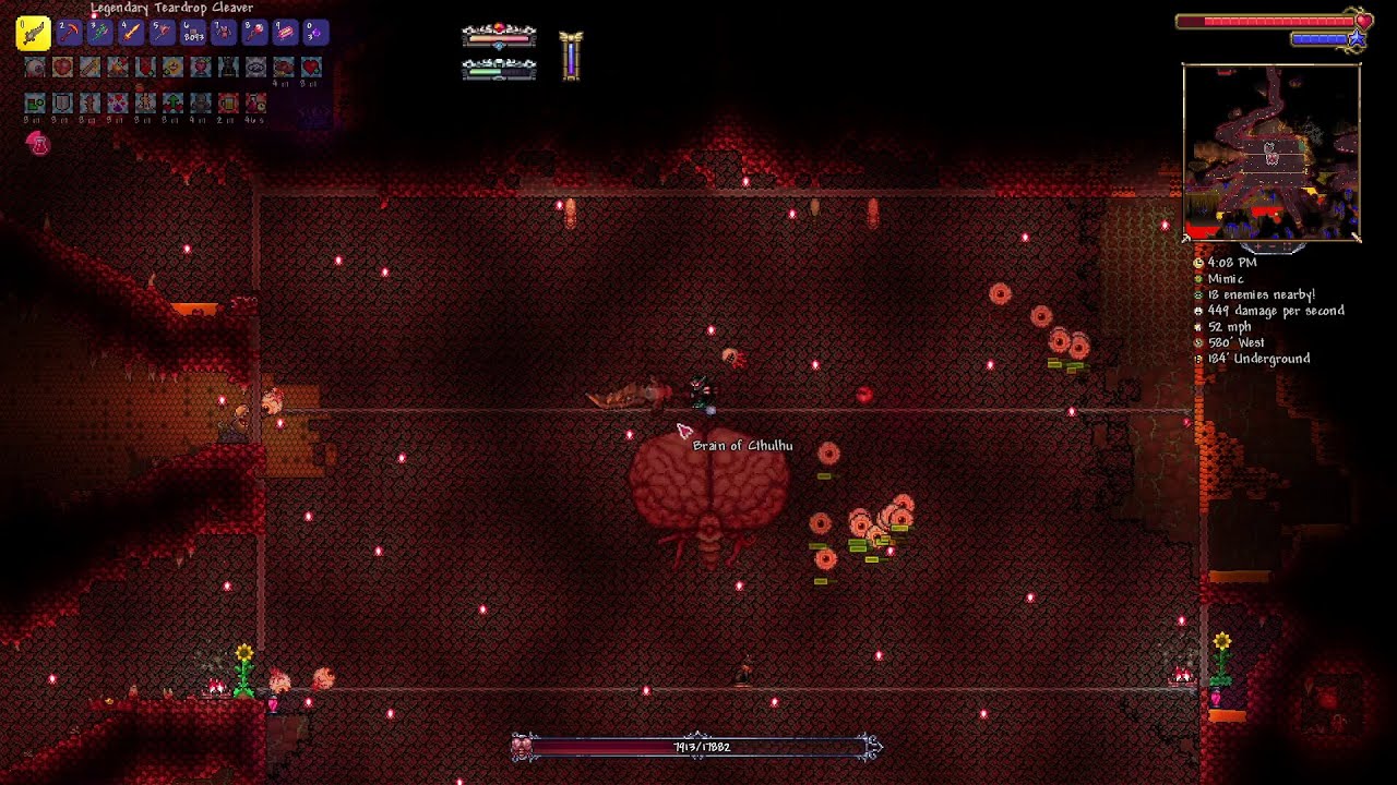 Brain of Cthulhu [Terraria][Calamity][Revengeance][Legendary][True ...