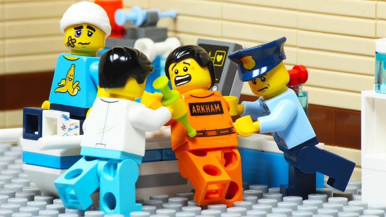 Lego City Prison Prisoner Hospital Escape - YouTube