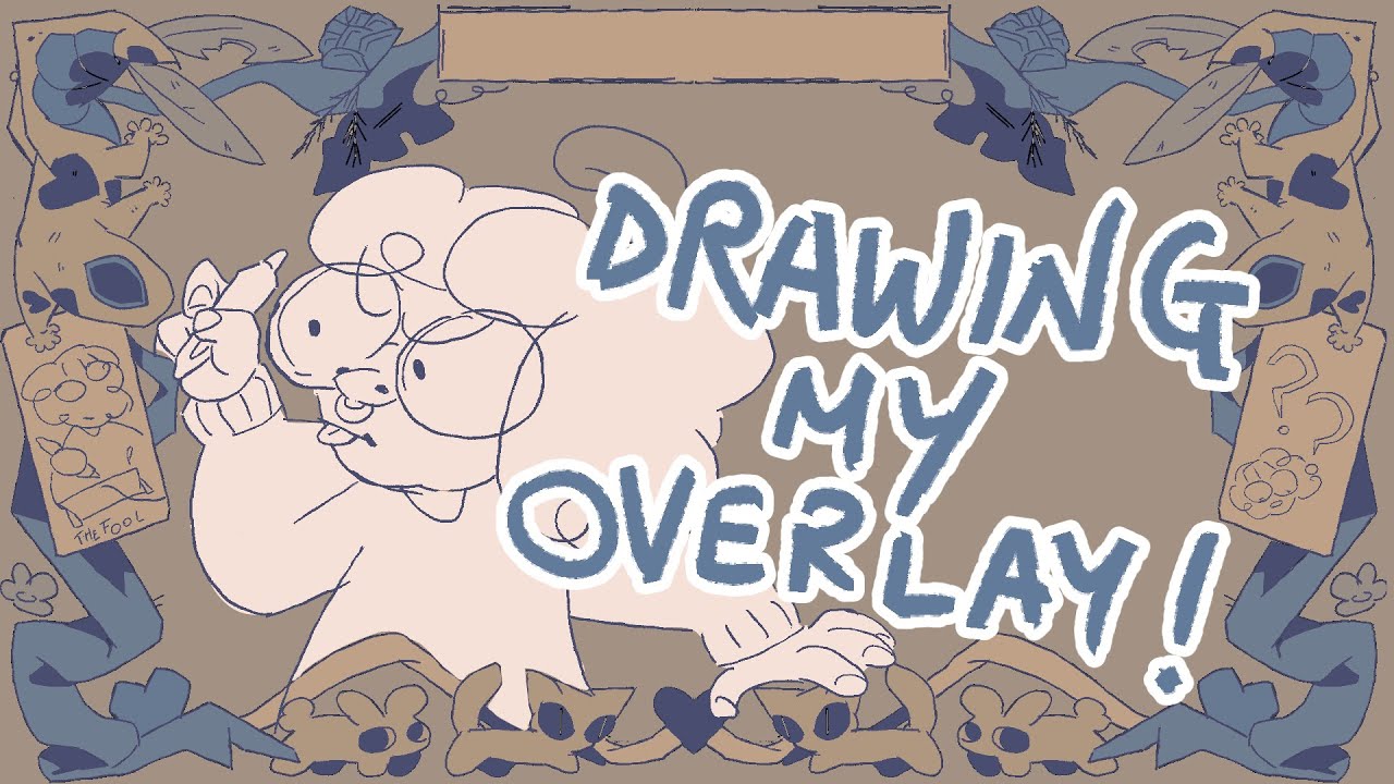 drawing my overlay | art timelapse | - YouTube