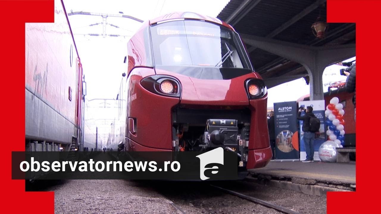 S-a stricat primul tren nou în a doua zi. CFR spune că e de la ...