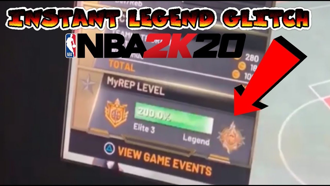 NBA 2K20 LEGEND INSTANLY GLITCH 😳😳 - YouTube