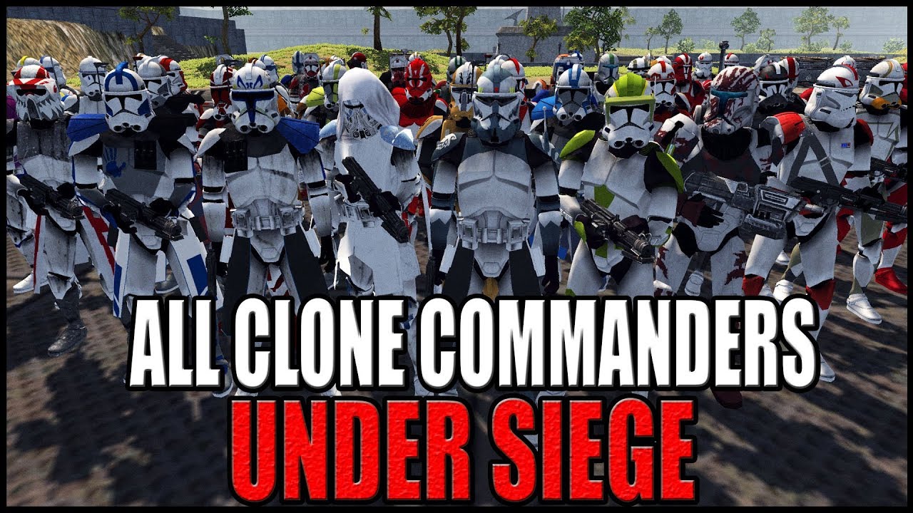 All Clone Commanders UNDER SIEGE by General Grievous! - Men of War: Star Wars Mod Battle ...