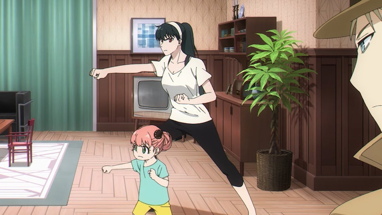 Yor trains Anya to punch | Spy x Family Episode 6 English Sub - YouTube