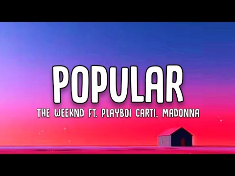 The Weeknd ft. Playboi Carti, Madonna | Popular | Lyrics video - YouTube