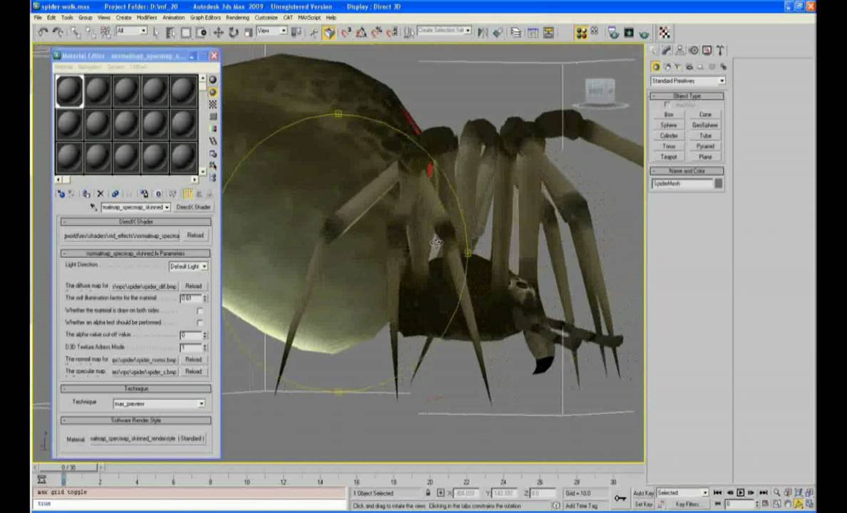 How to place a spider into World Editor - YouTube