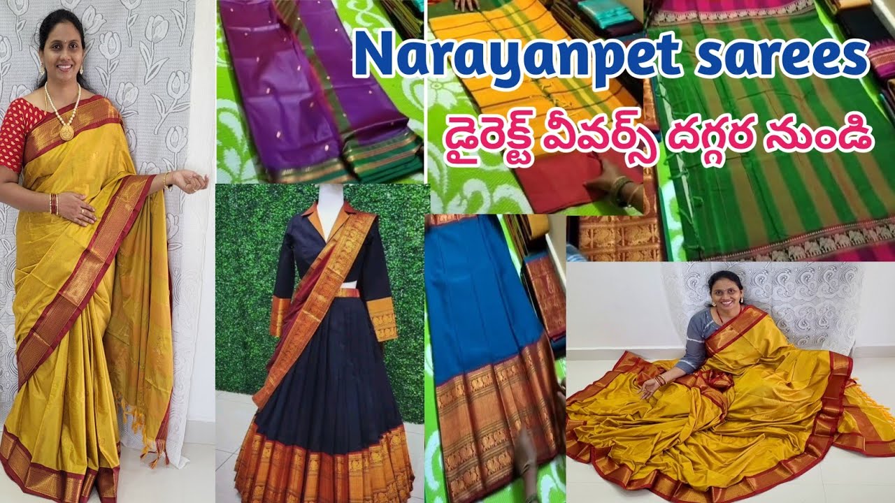 narayanpet sarees with price | narayanpet sarees manufacturers ...