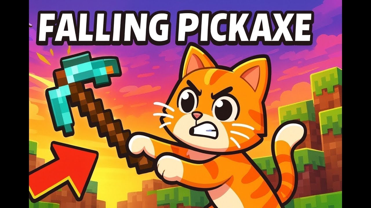 "Minecraft BUT Falling Pickaxe TNT 😱 | Chat Controls The Picaxe Falling ...