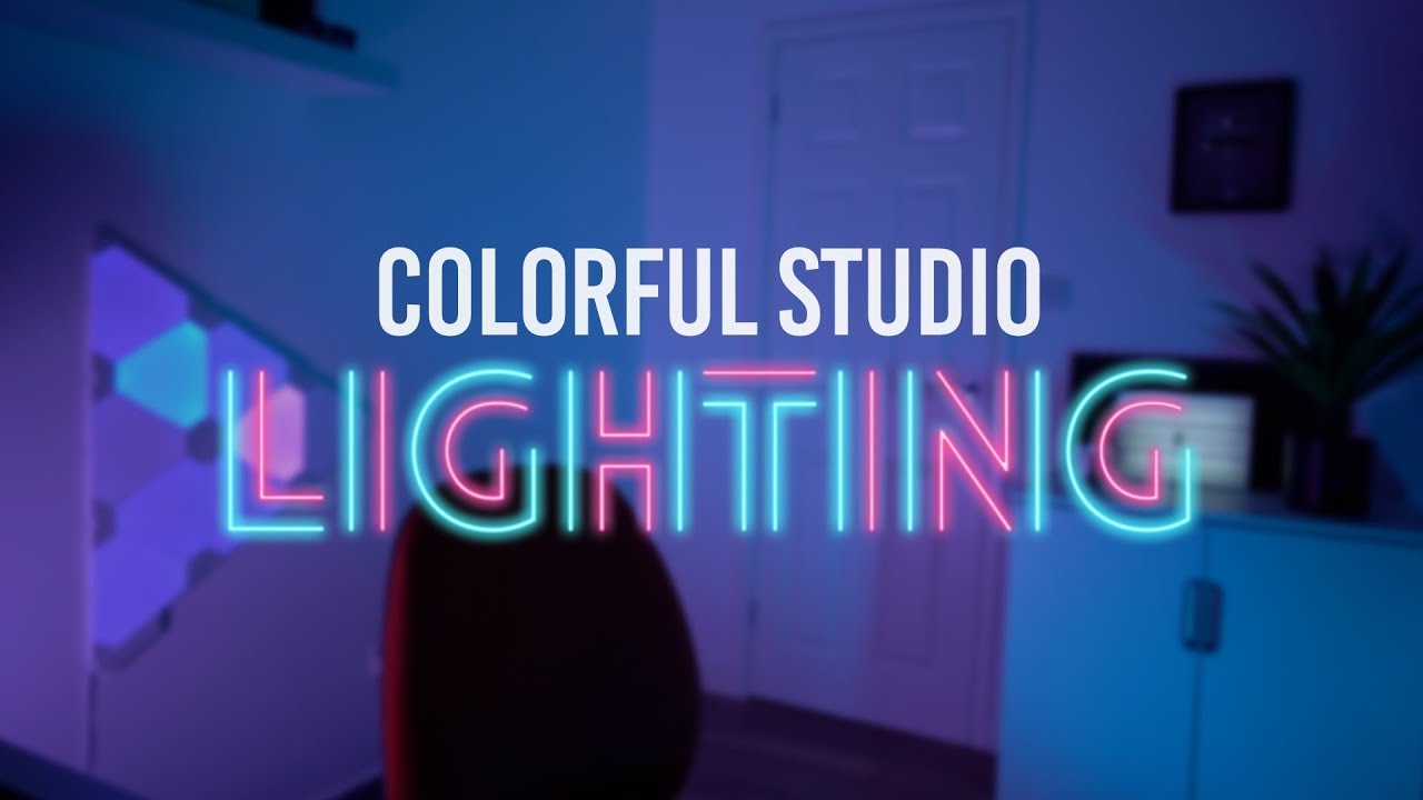 The Setup for COLORFUL LIGHTING in your Videos - YouTube
