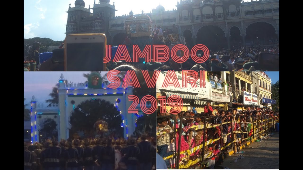 Mysuru Dasara Ambaari Procession Jamboo Savari 2019 Mysore Karnataka ...